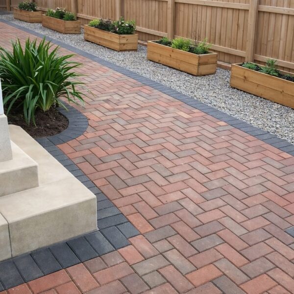 50mm Driveways Block Paving - Brindle- 9.76m2 (488 pcs) - Castacrete ...